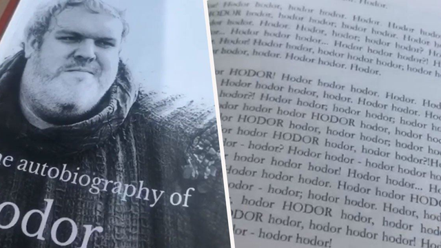 This 300-Page Autobiography Of Hodor Is Everything You Imagined It’d Be ...