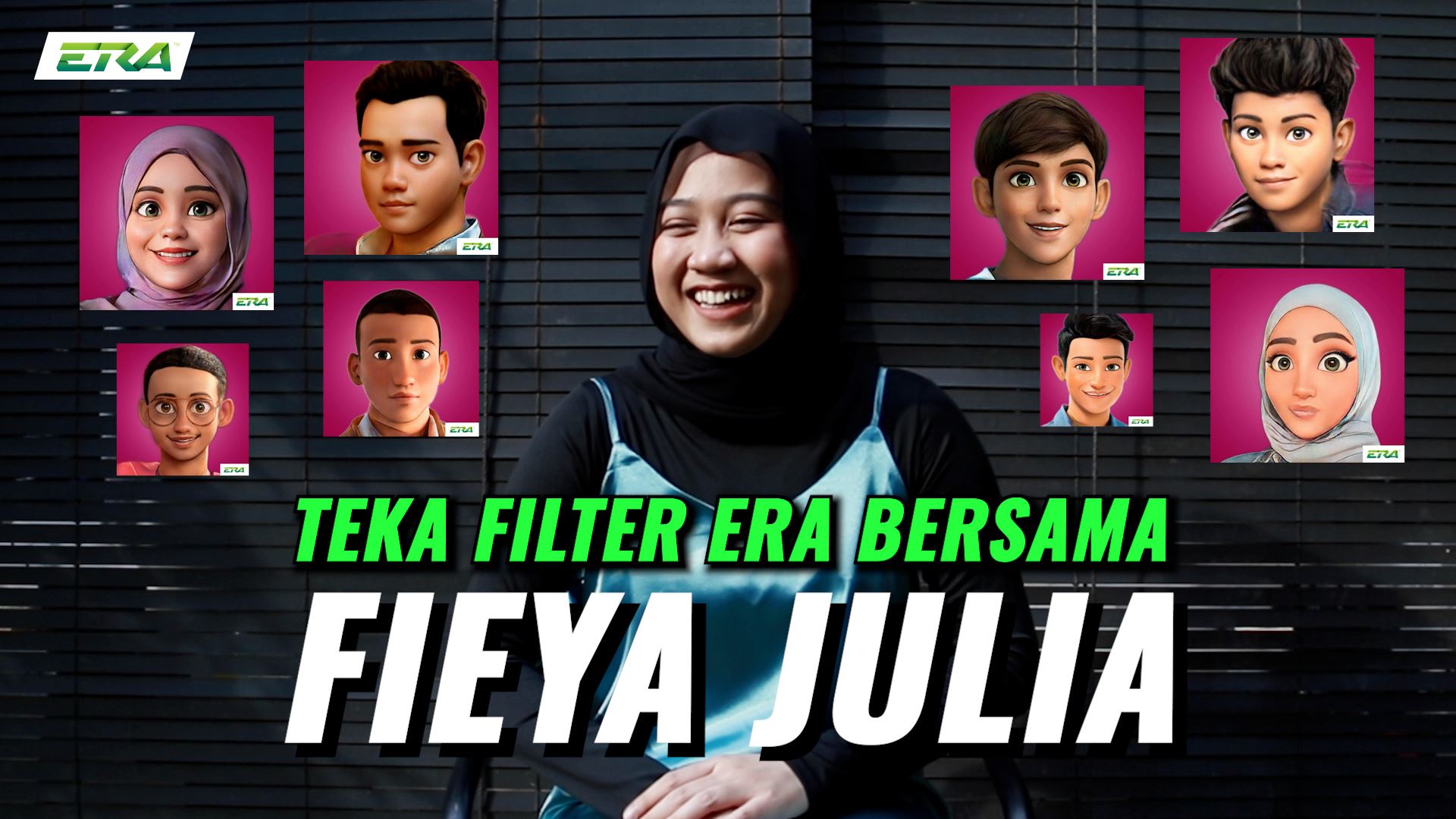 ERA : Fieya Julia Tak Tahan Gelak Tengok Filter Sufian Suhaimi | Teka ...