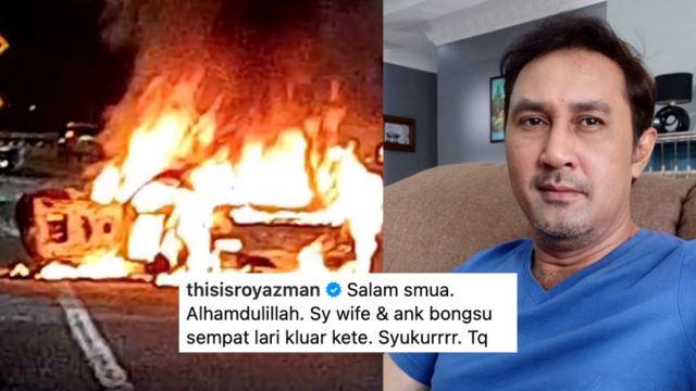 Kereta Roy Azman Terbakar Di Tengah Lebuh Raya | ERA