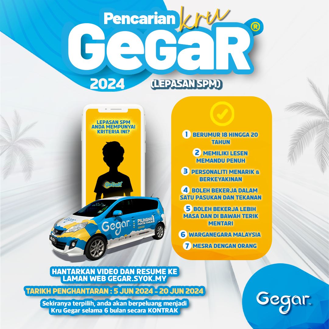 GEGAR | Pilihan #1 Pantai Timur