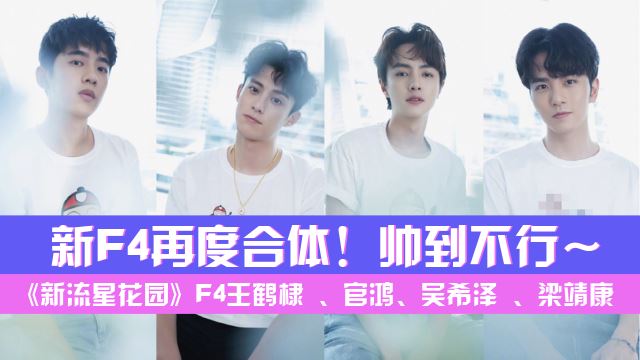 新F4再度合体！帅到不行～粉丝尖叫！ | GOXUAN