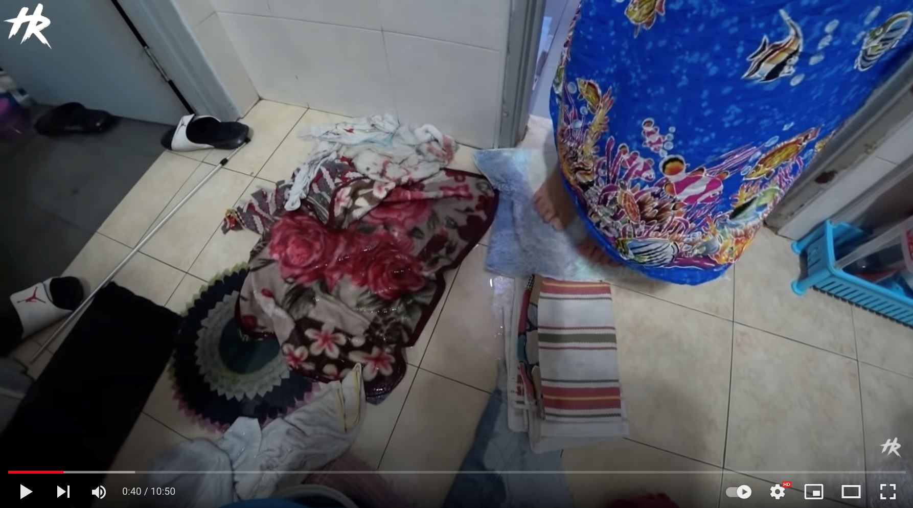 朱浩仁Haoren家里淹水！首次淹水VLOG：没想到 | GOXUAN