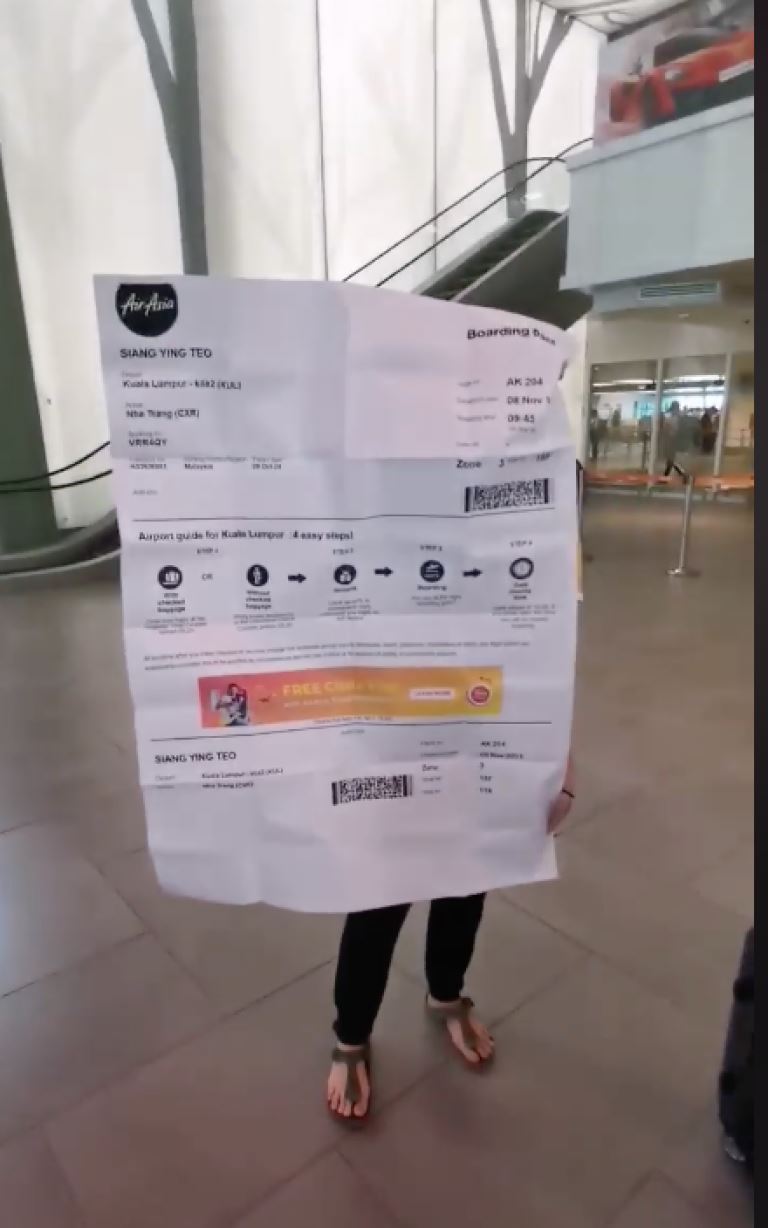 Woman Gets Pranked With Gigantic Boarding Pass For Her Flight! | HITZ
