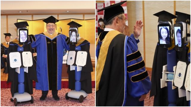 Uni Students Attend Graduation With Robots Amidst COVID-19 | HITZ