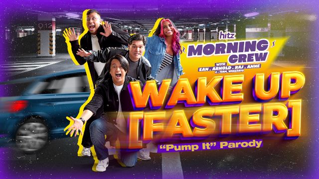 HITZ Morning Crew - WAKE UP (FASTER) "Pump It" Parody