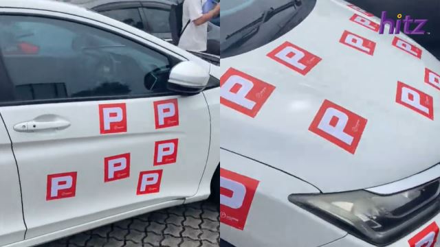 Driver Goes All Out with ‘P’ Stickers, Covering Entire Car to Announce ...
