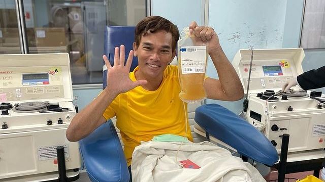 Azhan Rani Gembira Dapat Derma Darah Plasma Kali Ke-50 | SINAR