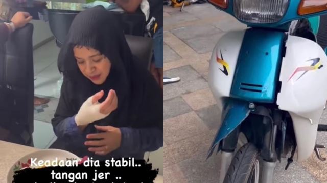 Netizen Risau Noorkhiriah Jatuh Motosikal Ketika Penggambaran - “Nampak Macam Betul Bukan ...