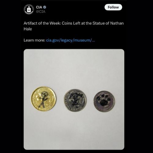 Rahsia Tiga Syiling Malaysia di Tugu Perisik CIA, Mesej Tersembunyi ...