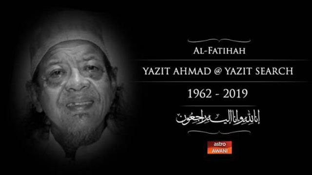 Yazit Search Disahkan Meninggal Dunia | SINAR
