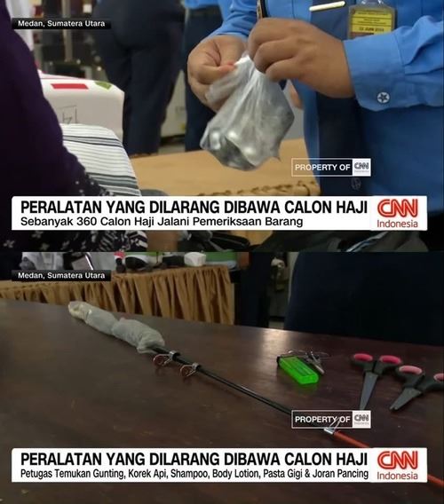 Alatan Memancing Antara Barang Terlarang Dibawa Jemaah Haji | SINAR
