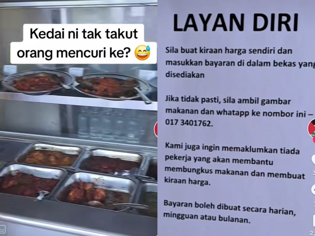 Berbaloi Ke? Kedai Makan Konsep Layan Diri, Makan Bungkus, Kira Sendiri ...