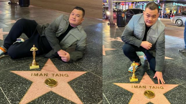 Hebat! Nama Iman Tang Kini Terukir Di Hollywood Walk of Fame! | SYOK