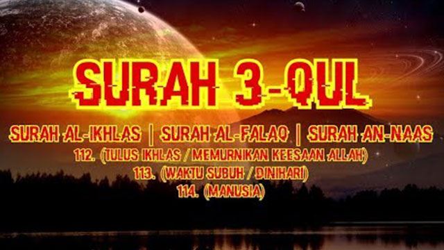 Terjemahan Dan Fadhilat Surah 3 Qul | ZAYAN